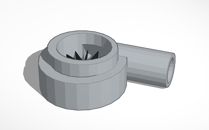 3D design turbo - Tinkercad