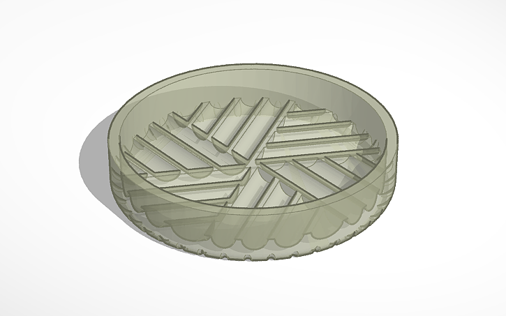 3D design Grinder Bottom - Tinkercad