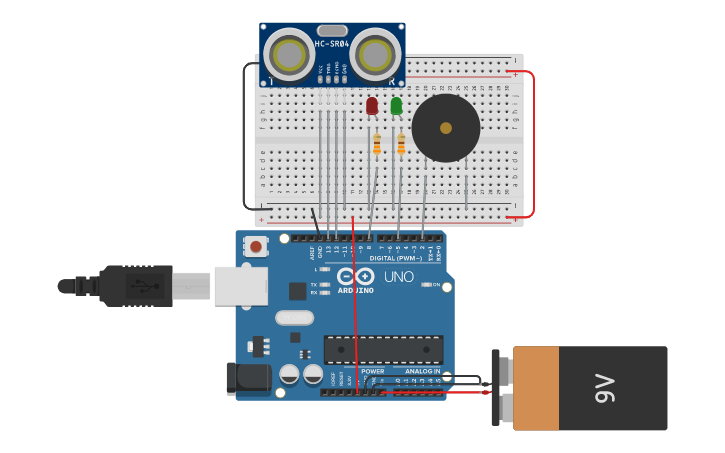 Circuit Design Social Distancing Cap Tinkercad