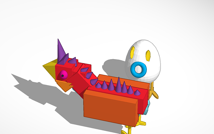 3D design super kip!!!!!!!!!!!!! | Tinkercad