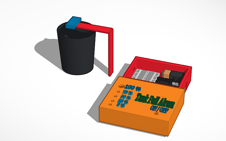 3d Design Water Level Indicator Tinkercad