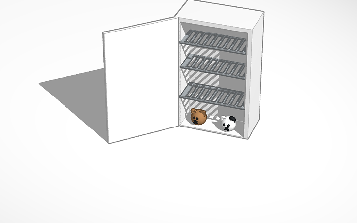 3D design Refrigerador de Johnny Walker - Tinkercad