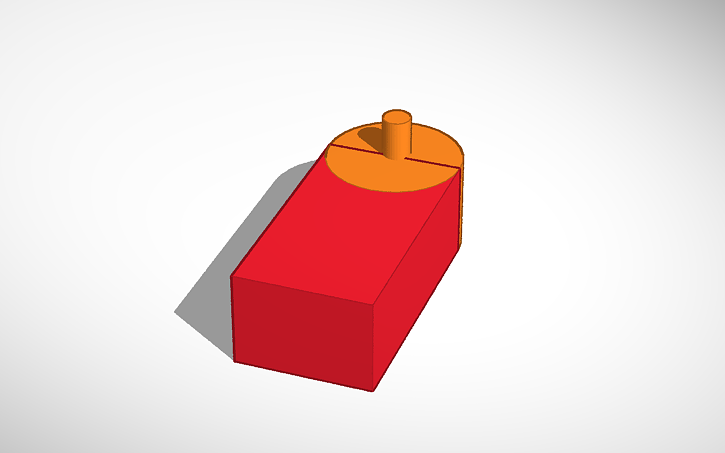 3D design connectable chip holders - Tinkercad