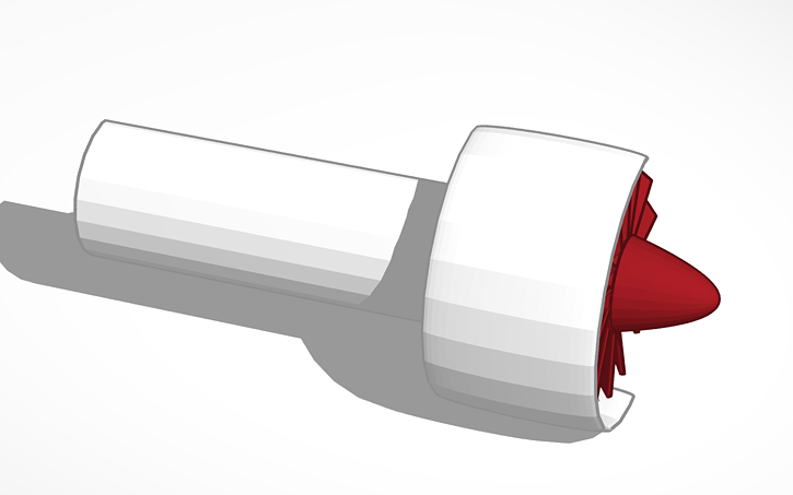 3D design jet engine - Tinkercad