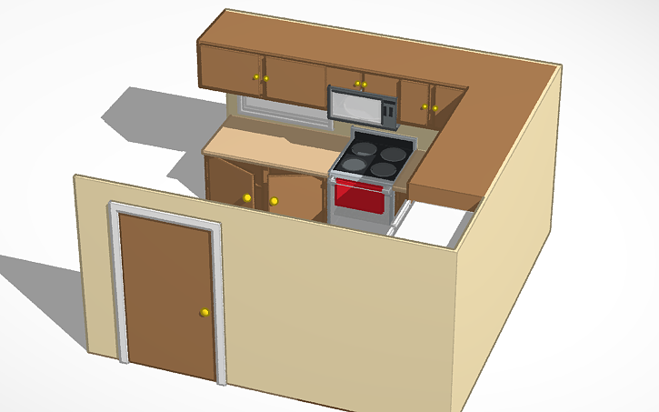 3D design Kitchen - Tinkercad