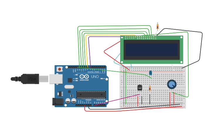 Circuit design sensor - Tinkercad
