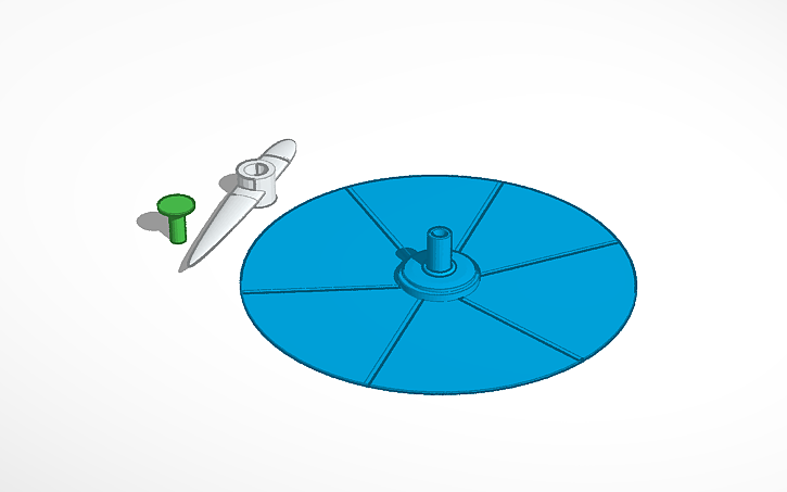 3D design Game spinner - Tinkercad