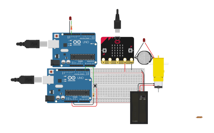 Circuit design INSIDE A COMPUTER - Tinkercad