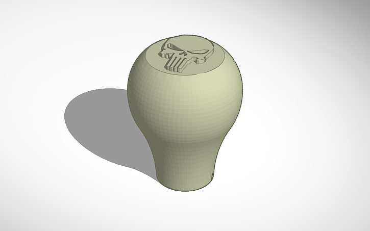 3D design knob megane - Tinkercad