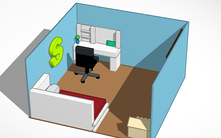 3D design My Room - Tinkercad