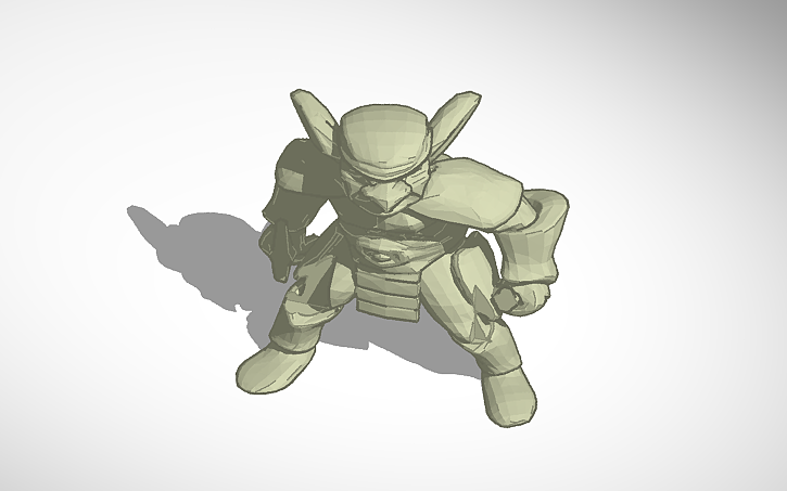 3D design hunchback goblin - Tinkercad