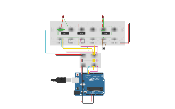 Circuit Design Lab 7 Binary Cell Tinkercad