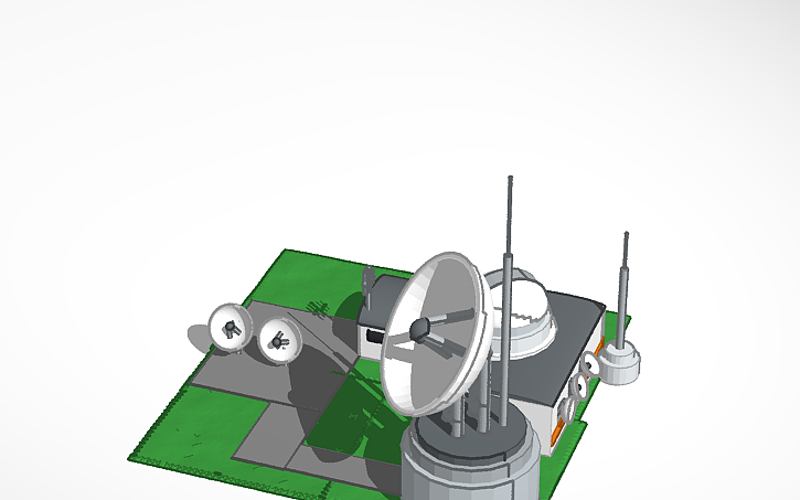 3D design Ground communication station | Tinkercad
