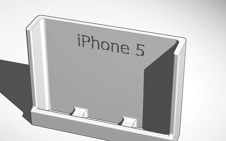 3D design iPhone stand | Tinkercad