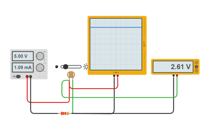 Circuit Design Photoresistor Tinkercad