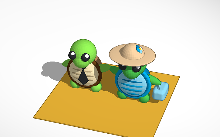 3D design Carmen the Turtle (and Tod) ENTRY FOR GIVE TOD A FRIEND ...
