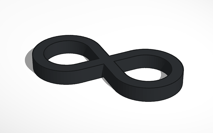 3D design Infinite sign | Tinkercad