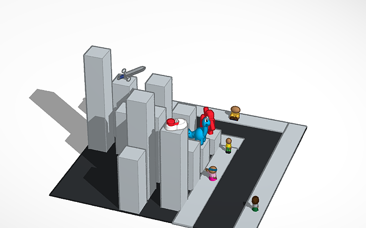 3D design 2-Point Perspective - Tinkercad