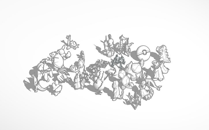 3D design POKEMON!!! - Tinkercad