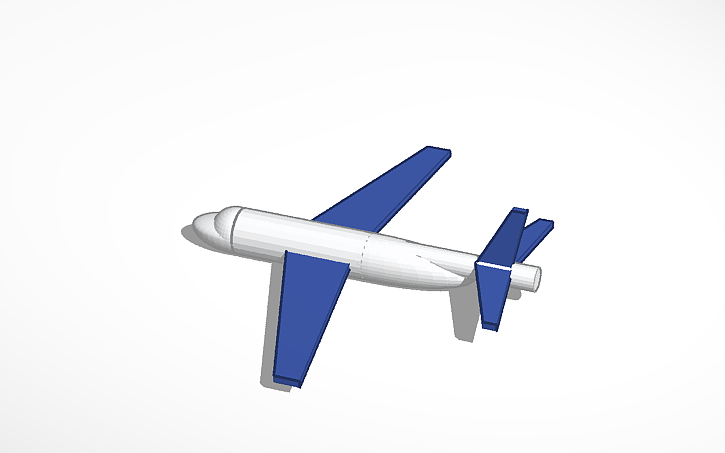 3D design Airplane - Tinkercad