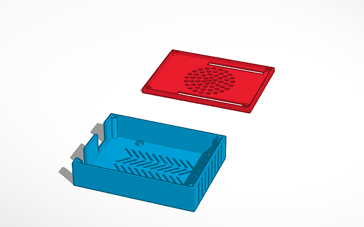 3D design Arduino Case - Simples - Tinkercad
