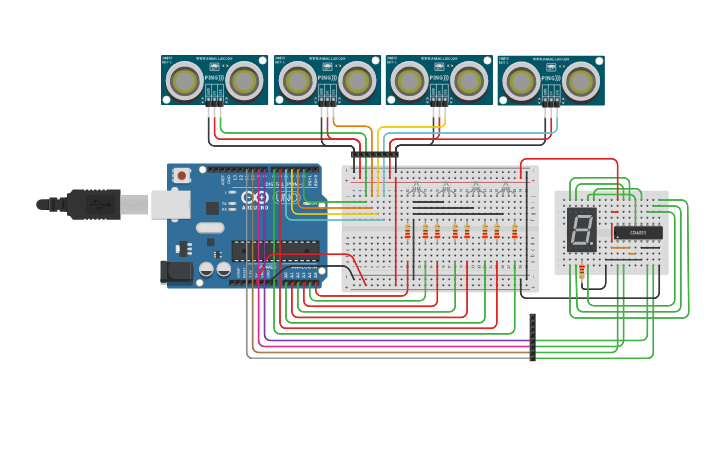 Circuit design PAP - Tinkercad