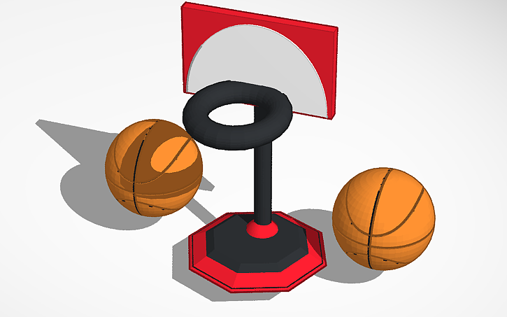 3D design basketball 3d - Tinkercad