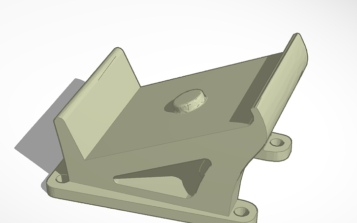 3D design Flosstyle gopro mounting pattern | Tinkercad