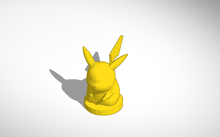 3D design Pikachu by Sam | Tinkercad