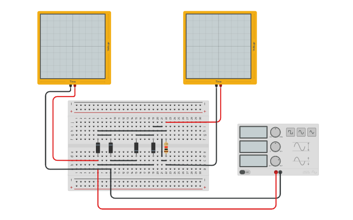 Circuit design Joms-Full wave Rectifier - Tinkercad