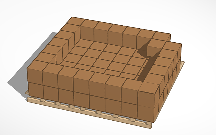 3D design Pallet - Tinkercad