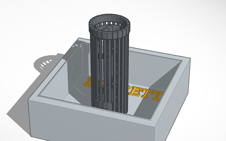 3D design dnd dice roller - Tinkercad