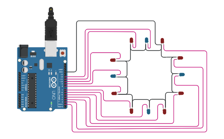 Circuit design Analog Clock With Second - Tinkercad