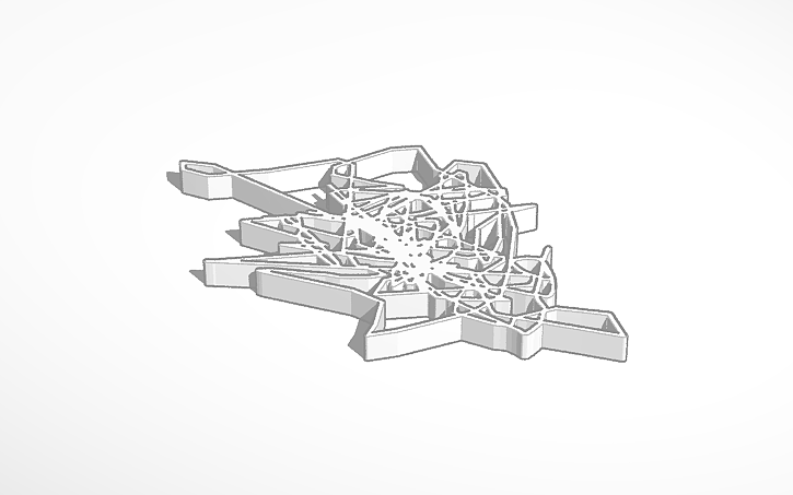 3D design spider mans web - Tinkercad