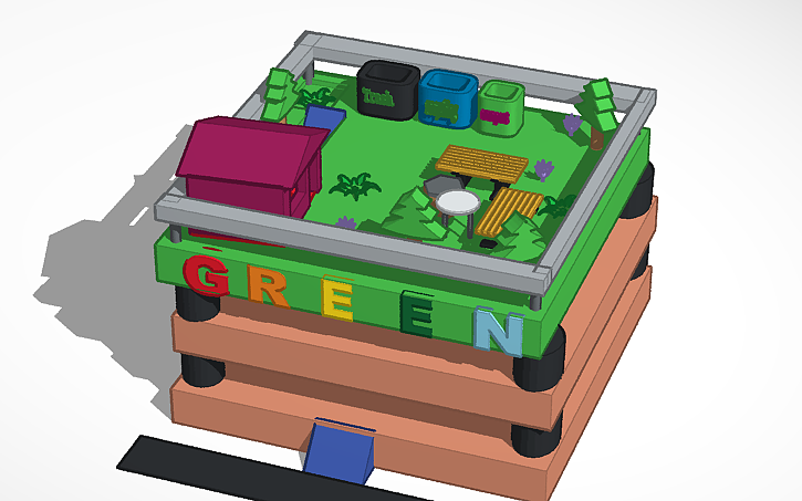 3D design 3D Green Space | Tinkercad