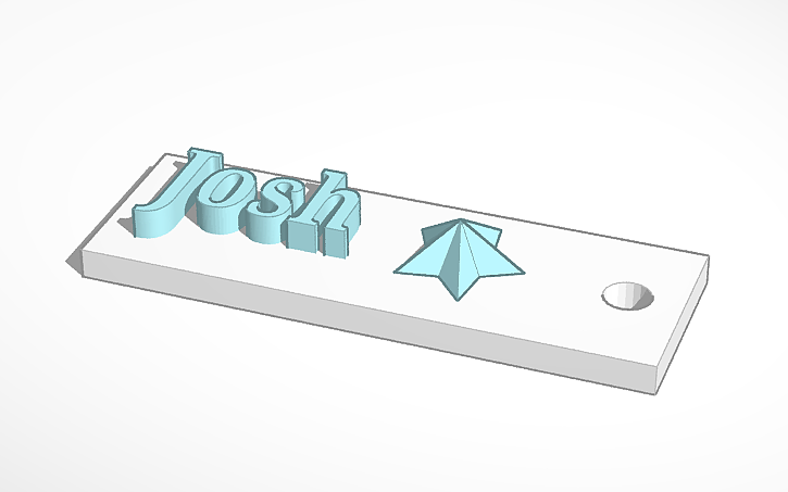 3D design MCPL josh fulton keychain | Tinkercad