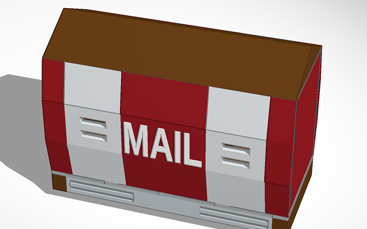 3D design NG Mail car | Tinkercad
