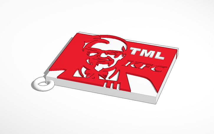 3D design kfc tanimo - Tinkercad