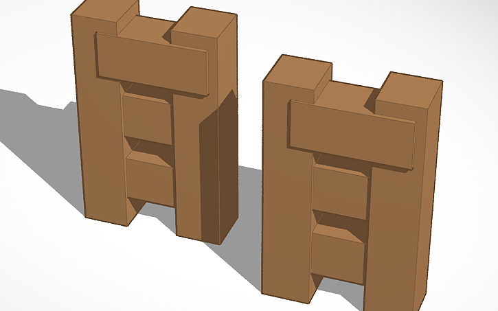 3D design Ladder - Tinkercad