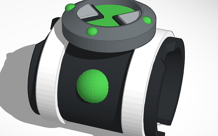 3D design ben 10 omnitrix - Tinkercad