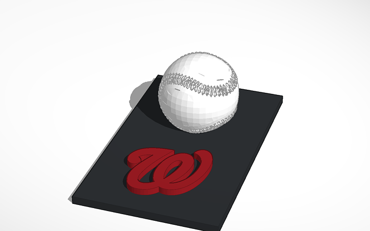 3D design WN baseball | Tinkercad