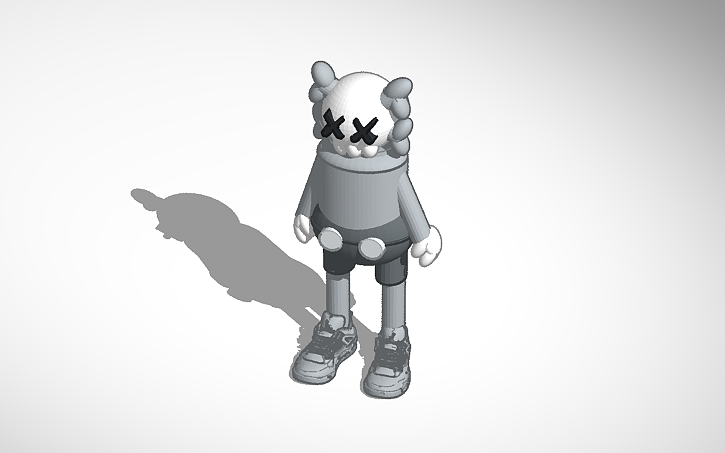 3D design kaws - Tinkercad