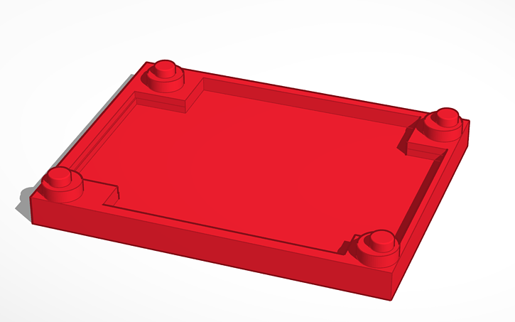3D design Dc to USB module holder - Tinkercad