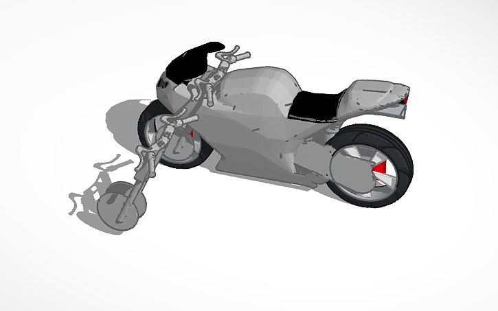 3D design Kawasaki Ninja ZX-6R (636) - Tinkercad