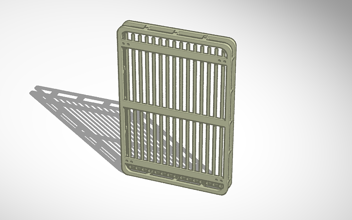 3D design SCX10 II CRC Jeep Wrangler Roof Rack - Tinkercad