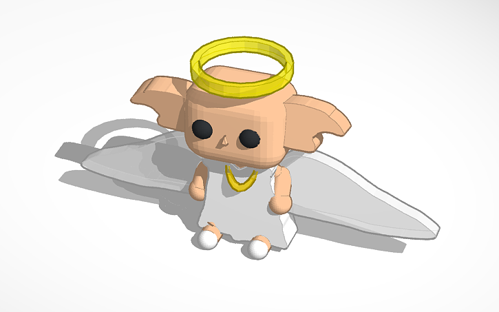 3D design Entry to Taco9898's Dobby Contest: Angel | Tinkercad