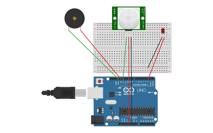 Circuit Design 63702693 Motion Sensor2 Tinkercad