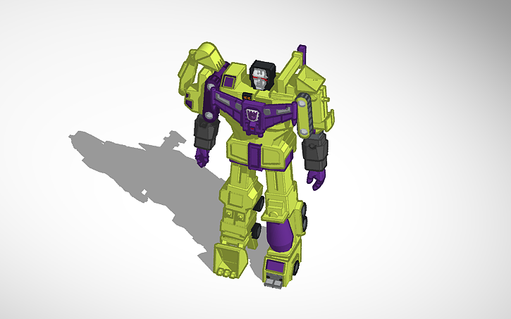 3D design Transformers Combiner wars Devastator - Tinkercad