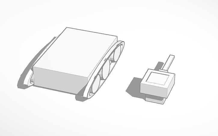 3D design Simple Army Tank | Tinkercad