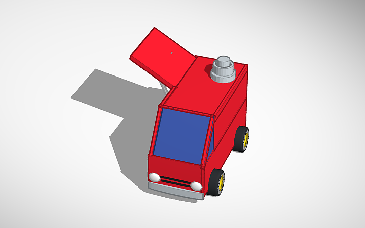 3D design food truck - Tinkercad